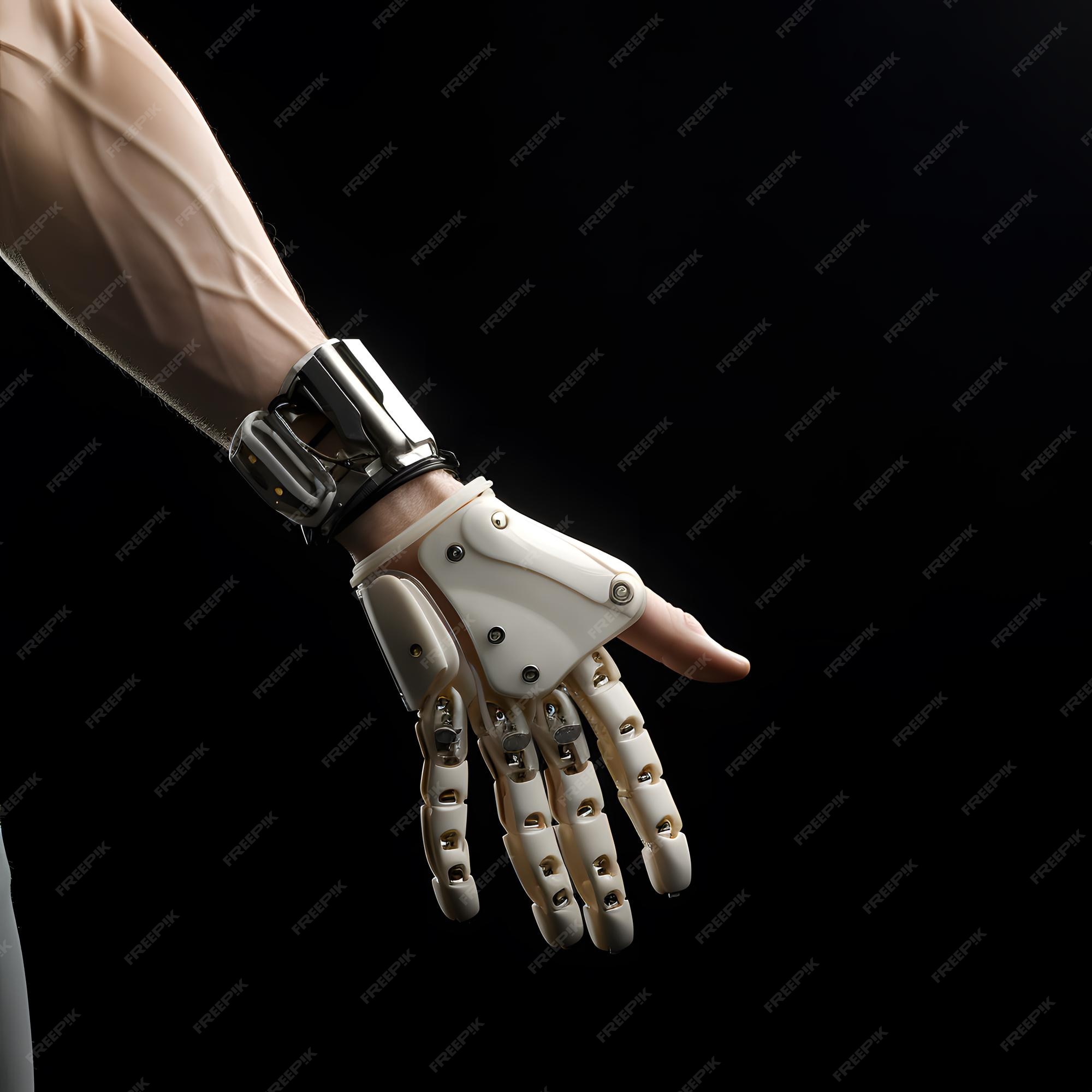 Premium AI Image | bionic prosthesis a robotic bionic arm connected to ... Premium AI Image | bionic prosthesis a robotic bionic arm connected to ...