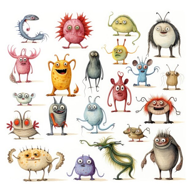 Premium AI Image | Bizarre Beings Unleashed A Parade of Peculiar ... Premium AI Image | Bizarre Beings Unleashed A Parade of Peculiar ...