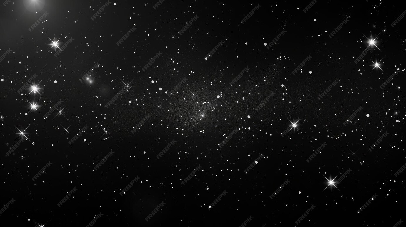Premium Photo | Black background of glowing starry sky Premium Photo | Black background of glowing starry sky