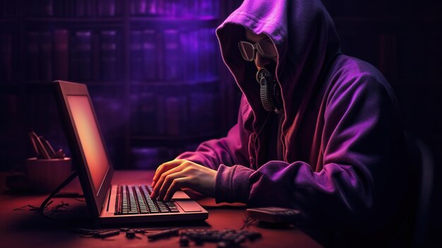 Premium Ai Image Black Hat Hacking Hacker Hacking Computer Hacker Online Hacker Greyhat Hacker