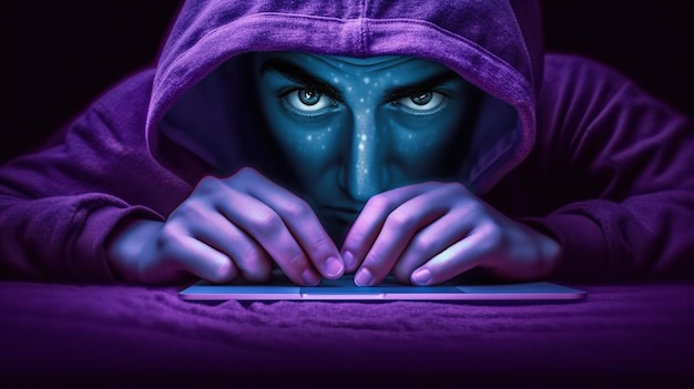 Premium Ai Image Black Hat Hacking Hacker Hacking Computer Hacker Online Hacker Greyhat Hacker