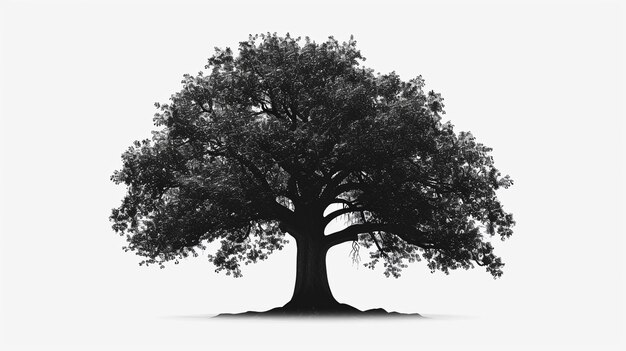 Premium Photo | Black tree of live icon on white background Premium Photo | Black tree of live icon on white background