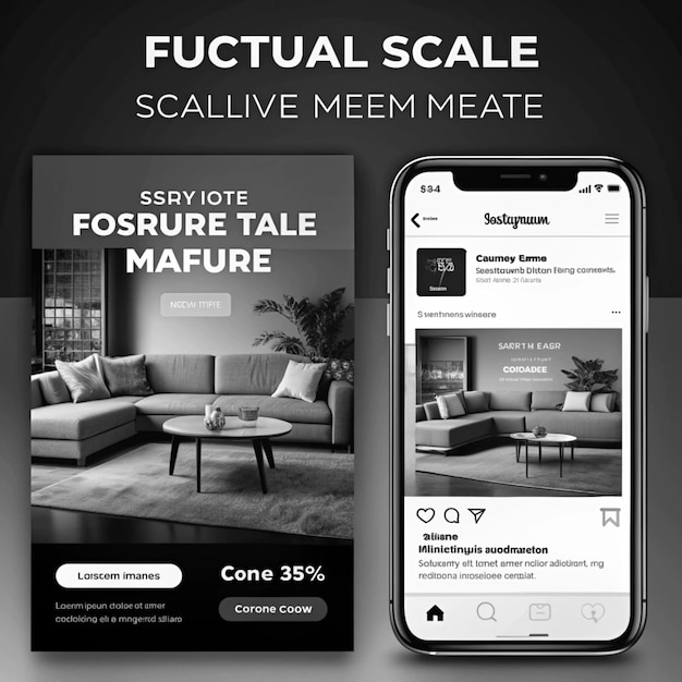 A black and white ad for a phone called quot full scale quot | Premium ... A black and white ad for a phone called quot full scale quot | Premium ...