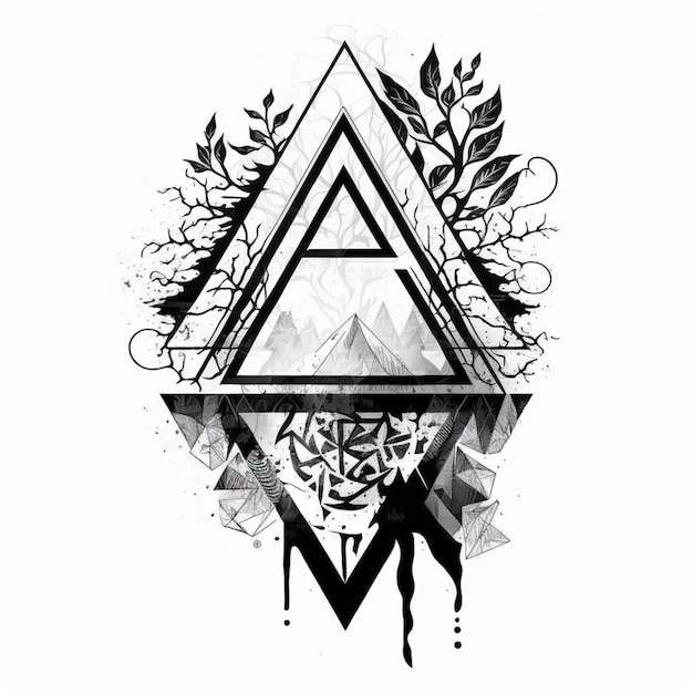 Triangle Design Tattoo