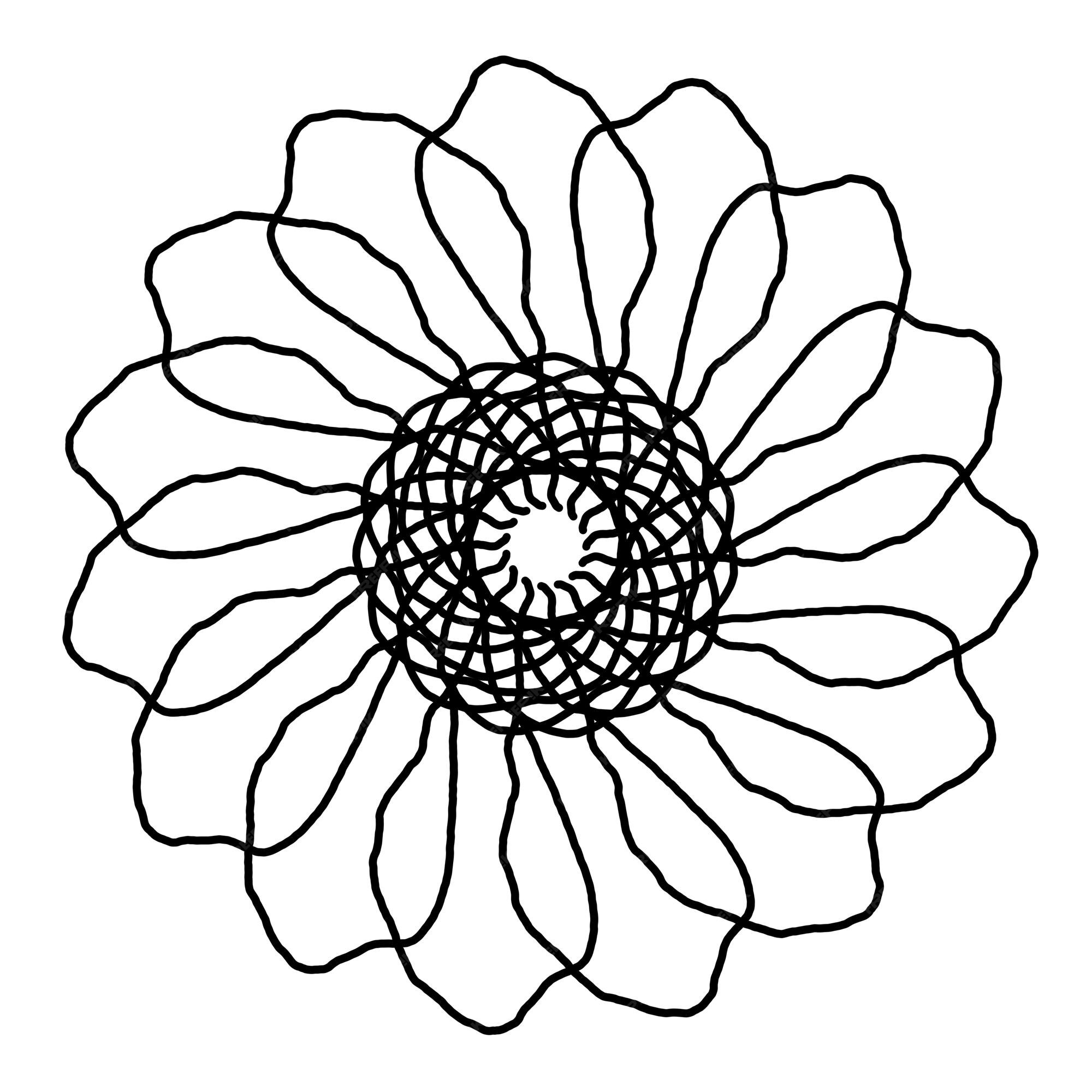 Premium Photo Black And White Hand Drawn Mandala For Coloring Pages