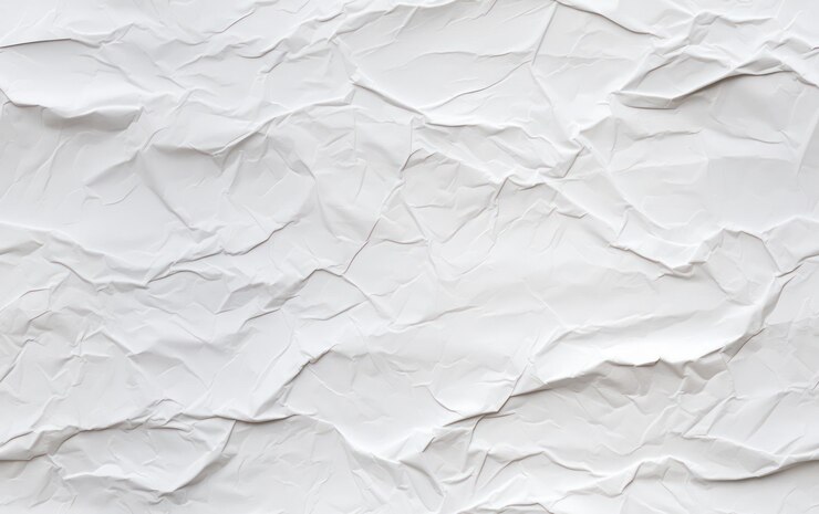 Premium AI Image | Blank white crumpled and creased paper poster ... Premium AI Image | Blank white crumpled and creased paper poster ...