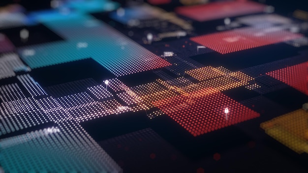 Premium Photo | Blockchain concept big data binary code futuristic information technology data ...