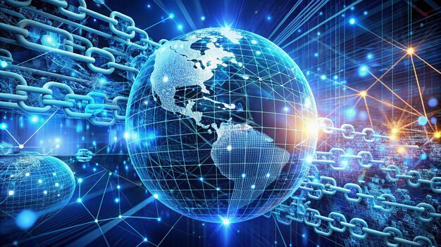 Blockchain Technology Concept with Global Network Connections | Premium ... Blockchain Technology Concept with Global Network Connections | Premium ...