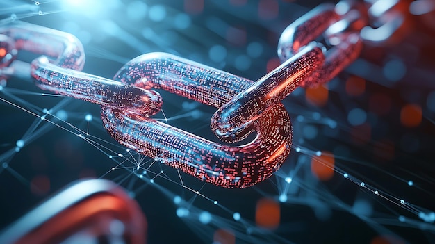 Blockchain technology securing a global supply chain | Premium AI ... Blockchain technology securing a global supply chain | Premium AI ...