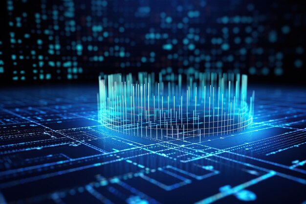 Premium Photo | Blue Digital Data Analysis Visualization Background ... Premium Photo | Blue Digital Data Analysis Visualization Background ...