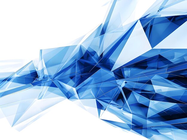 Premium Photo | Blue polygon structure abstract Ai Generated Premium Photo | Blue polygon structure abstract Ai Generated