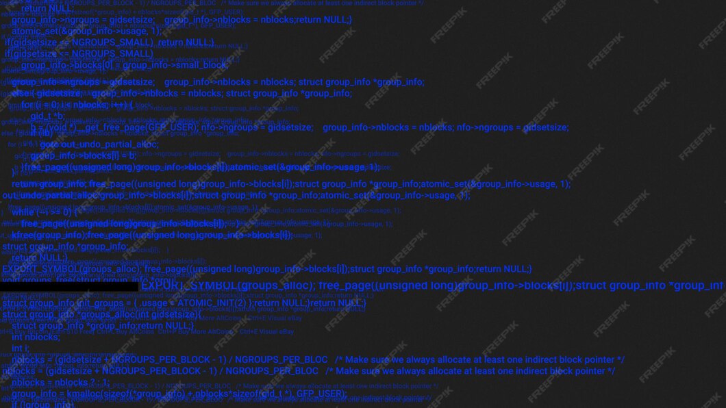Premium Photo | Blue screen coding hacker concept animation with glitch ...