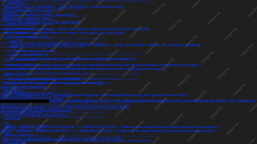 Premium Photo | Blue screen coding hacker concept animation with glitch programming code typing ...