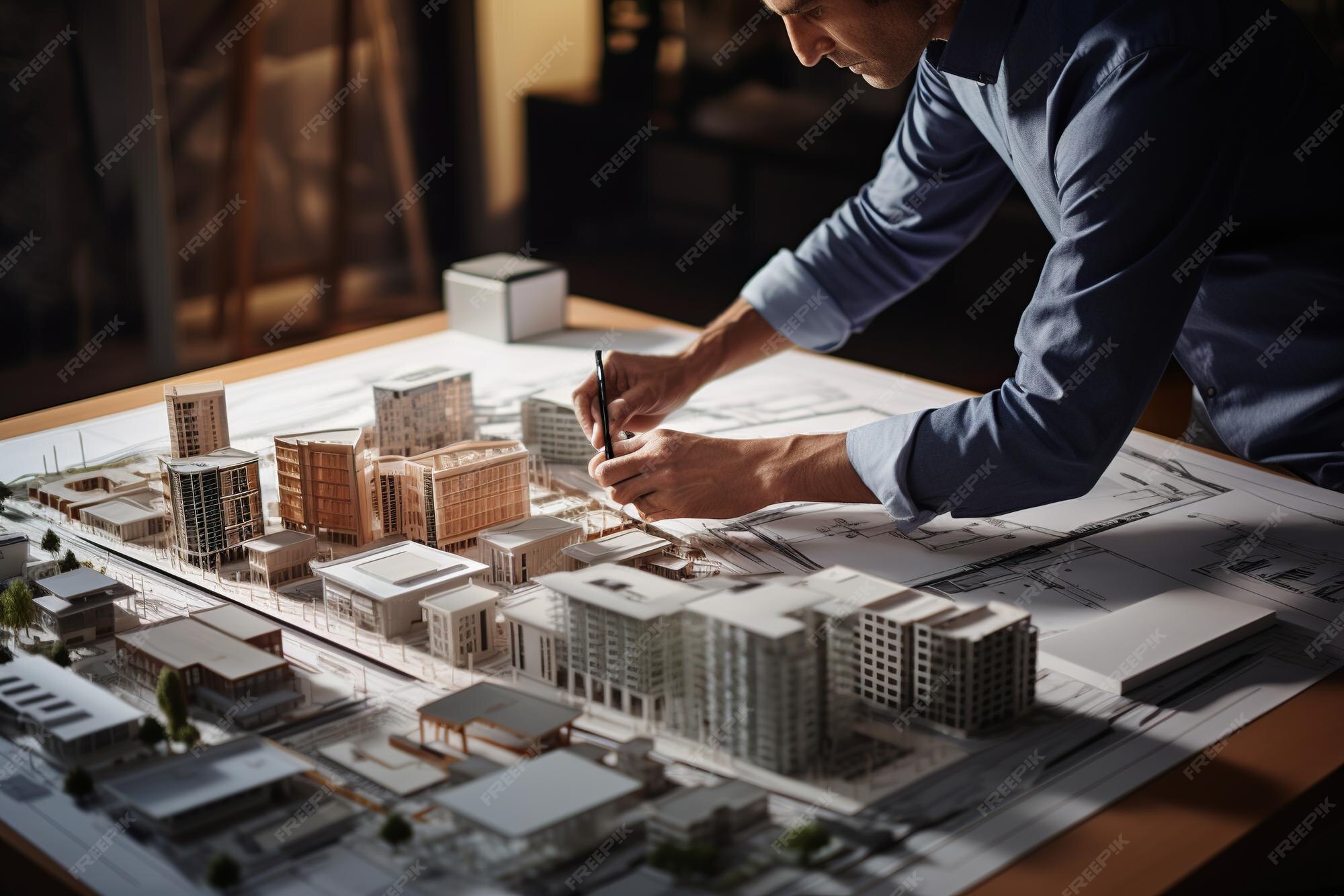 Premium Photo | Blueprints of Tomorrow Crafting EcoCities Premium Photo | Blueprints of Tomorrow Crafting EcoCities