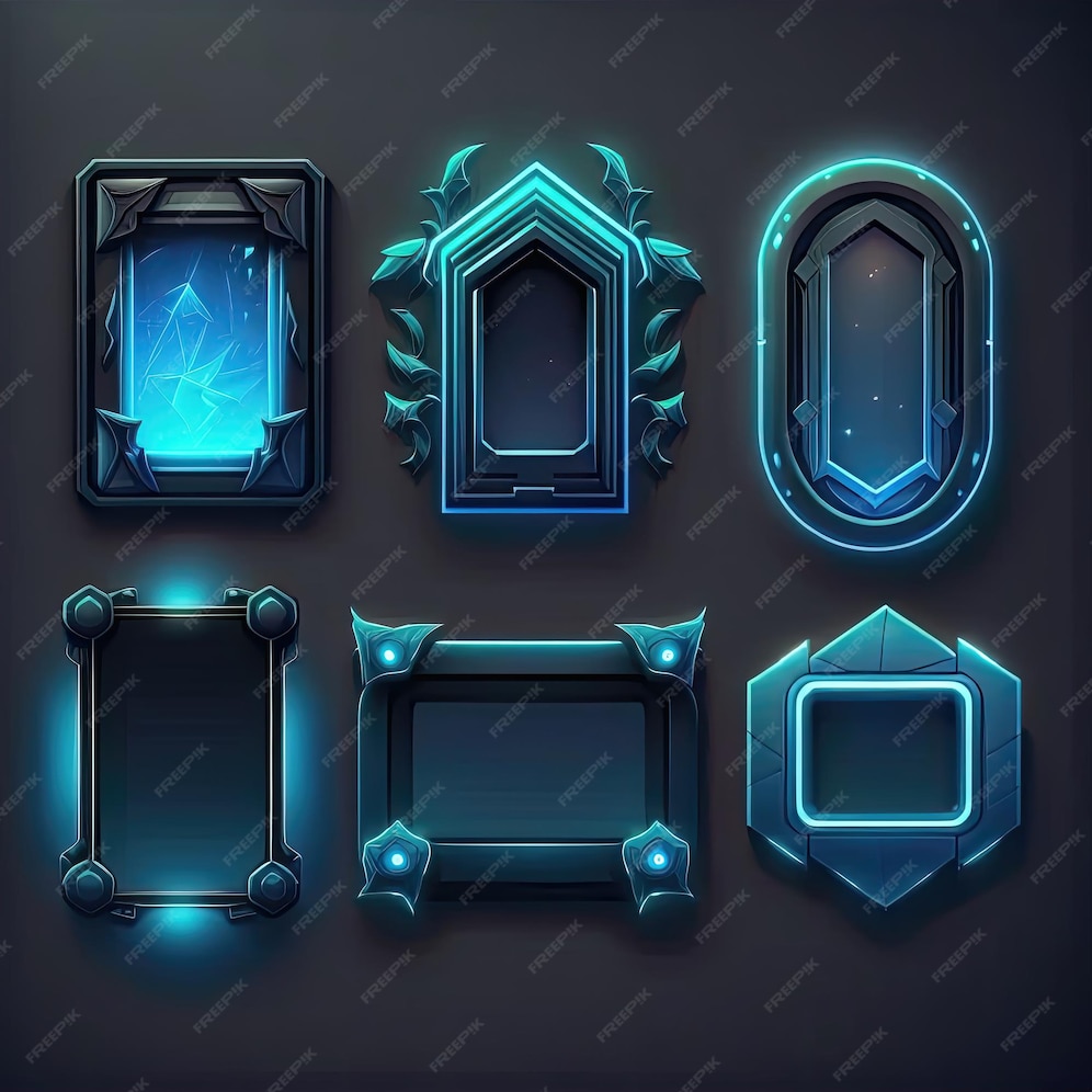 Premium AI Image | board rectangle frame game ai generated ui design ... Premium AI Image | board rectangle frame game ai generated ui design ...