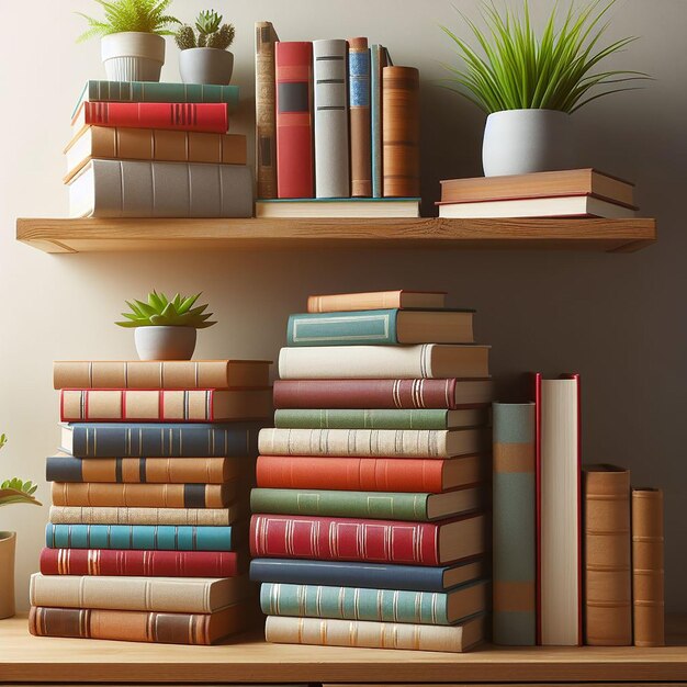 Premium Photo | Books stack with copy space Premium Photo | Books stack with copy space