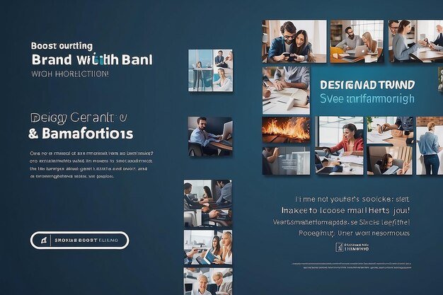 Premium Photo | Boost Your Brand with Us Premium Photo | Boost Your Brand with Us