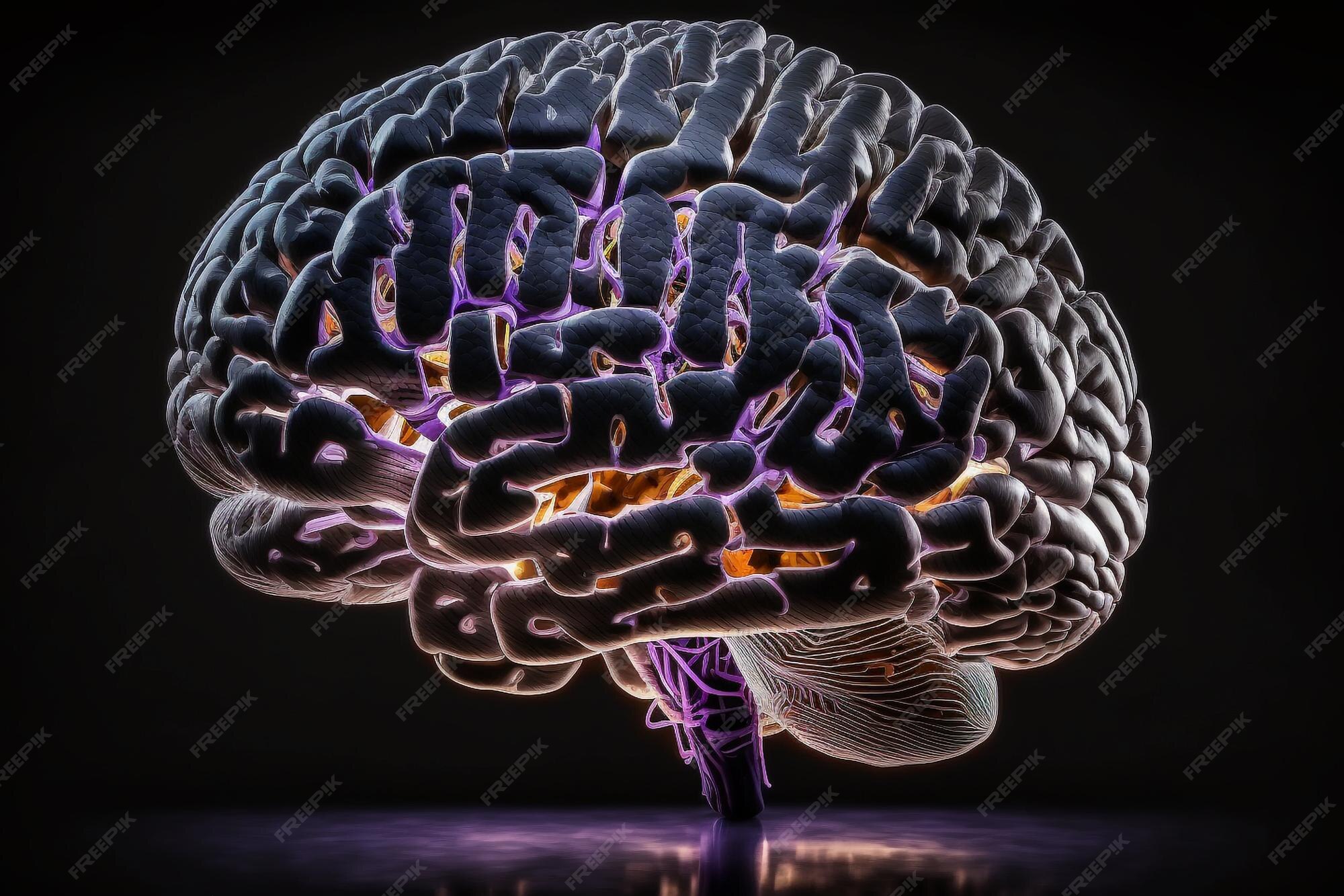 Premium Photo | The brain of artificial intelligence artificial ...