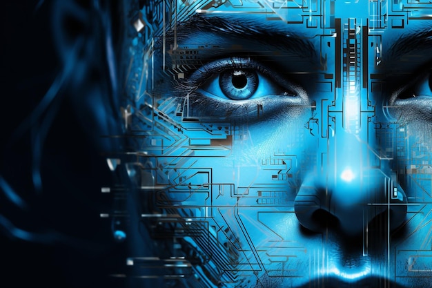Premium AI Image | Brain human virtual ai future code technology ... Premium AI Image | Brain human virtual ai future code technology ...