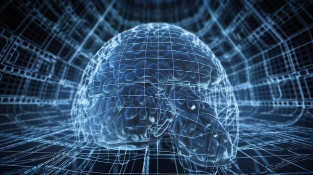 Premium AI Image | brain neuro tech future information technology ... Premium AI Image | brain neuro tech future information technology ...