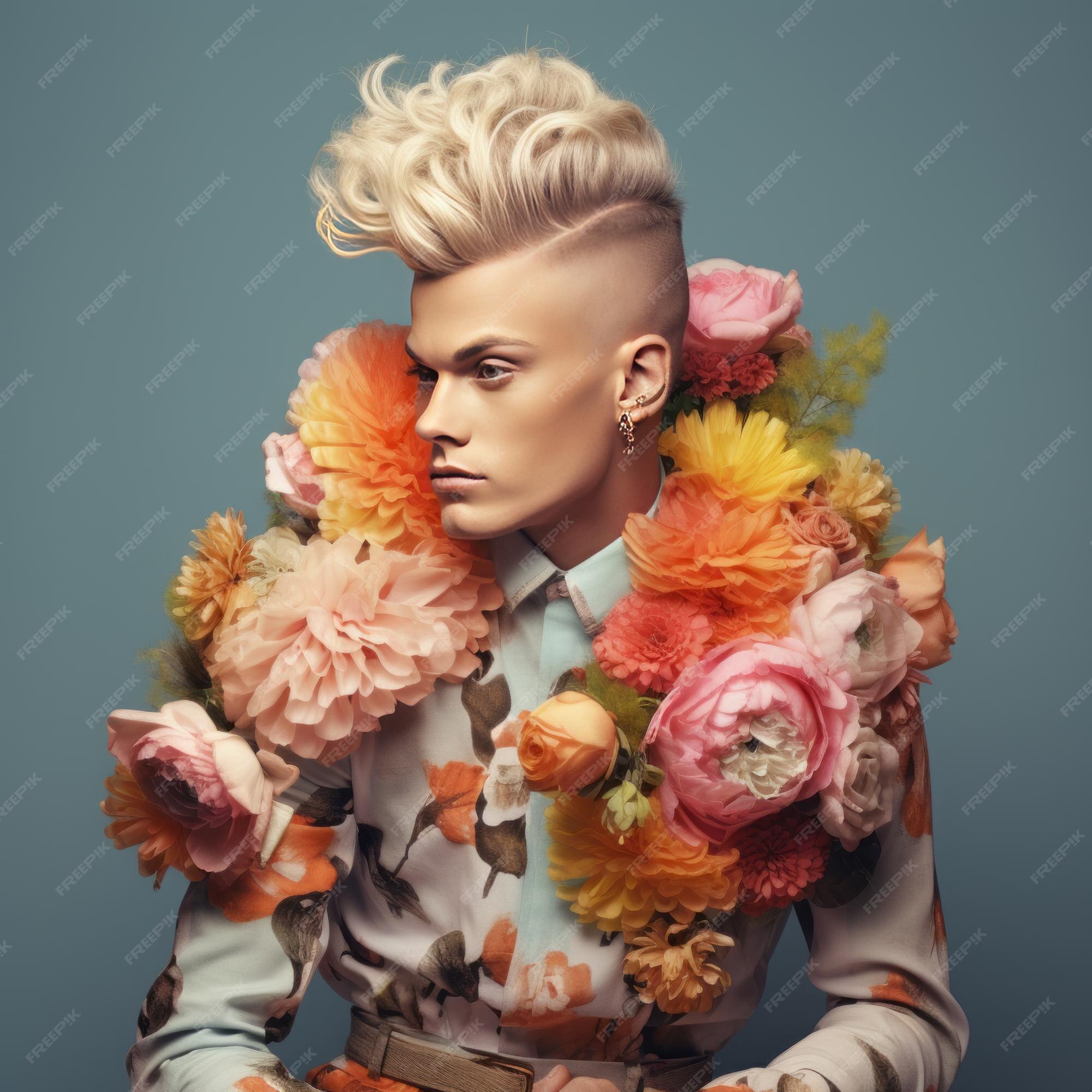 Premium Photo Breaking Gender Norms Unveiling The Fashion Forward Gen