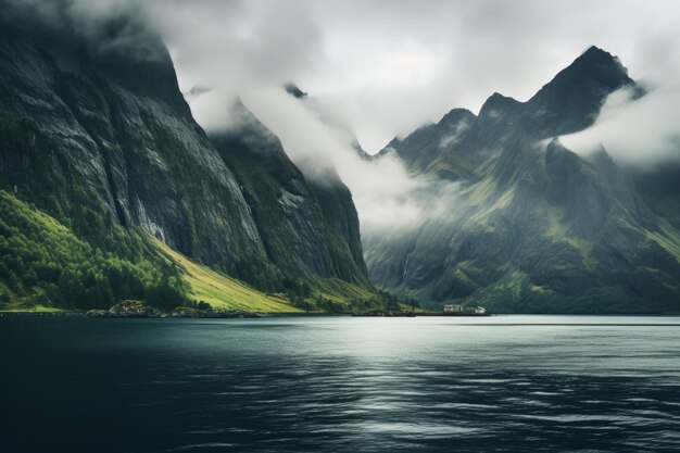 Premium AI Image | Breathtaking Fjords Generative AI Premium AI Image | Breathtaking Fjords Generative AI