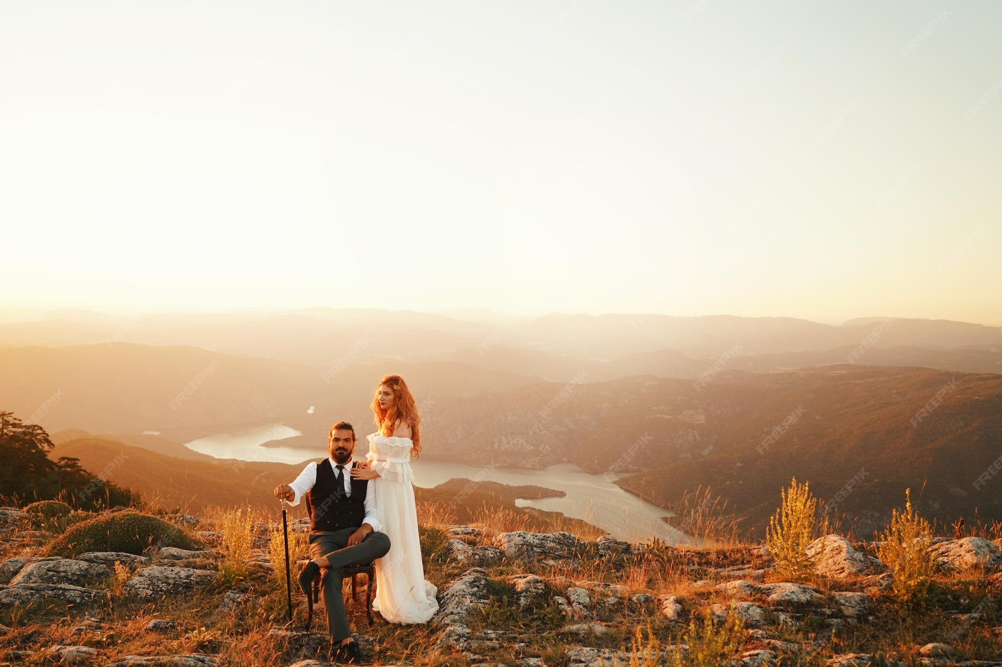Premium Photo | Bride and groom pose Premium Photo | Bride and groom pose
