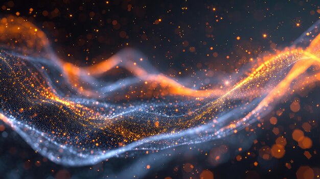 Premium Photo | Bright particle wave sound visualization Premium Photo | Bright particle wave sound visualization