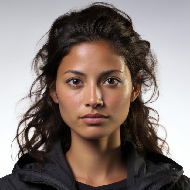 Premium Ai Image Brooding Nepali Woman With Deep Frown 0591