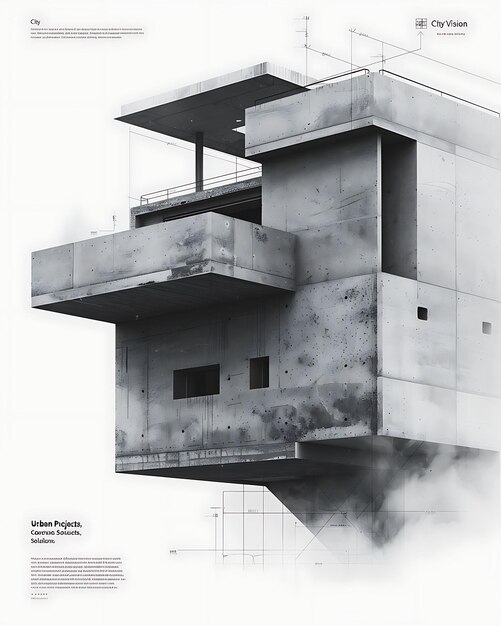 Brutalist Concrete Structure With Parallax Scrolling Grid Ba Website ... Brutalist Concrete Structure With Parallax Scrolling Grid Ba Website ...