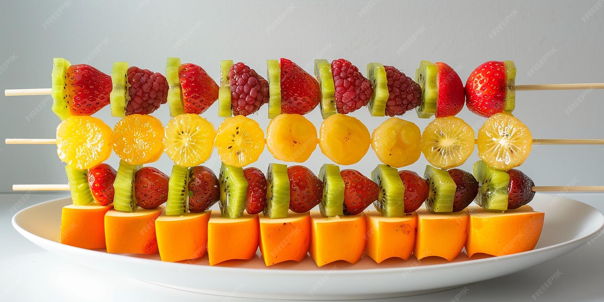 Premium Photo | Build a Tiered Structure with Stacked Skewers Premium Photo | Build a Tiered Structure with Stacked Skewers