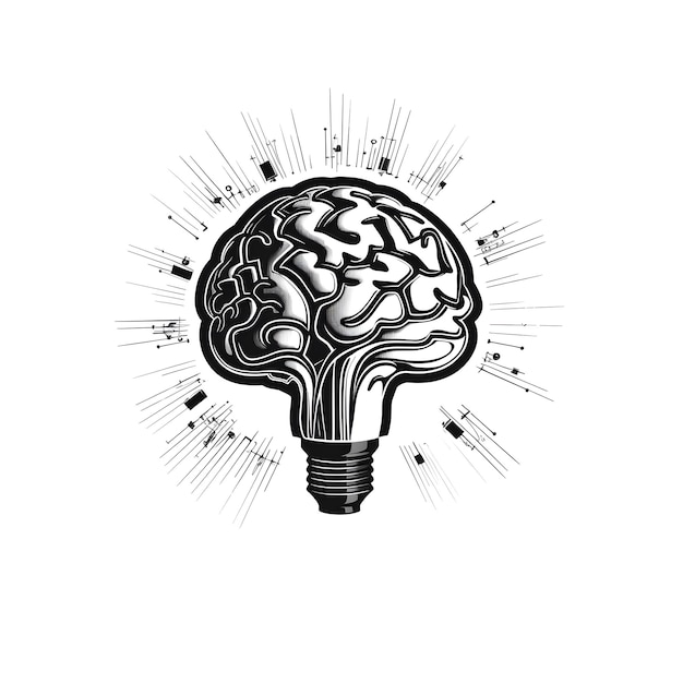 Premium AI Image | Bulb like brain Concept of artificial intelligence ... Premium AI Image | Bulb like brain Concept of artificial intelligence ...