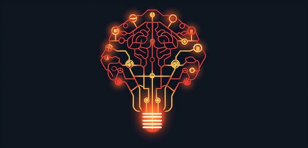 Premium AI Image | Bulb like brain with detailed circuits Concept of ... Premium AI Image | Bulb like brain with detailed circuits Concept of ...