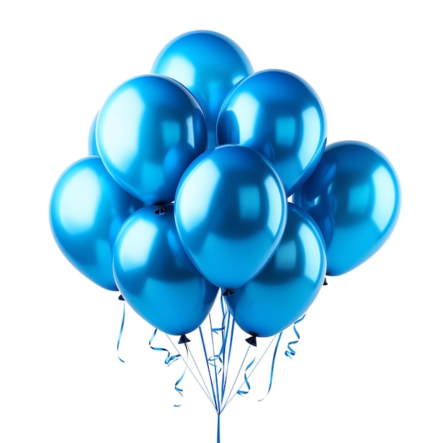 Premium Photo | A bunch of blue balloons Premium Photo | A bunch of blue balloons