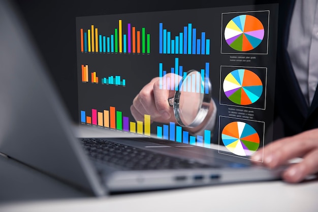Premium Photo | Business finance data analytics graph Premium Photo | Business finance data analytics graph