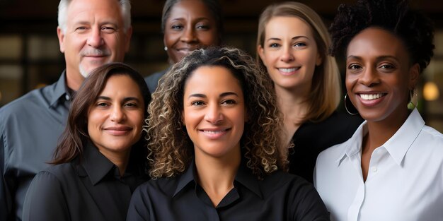 Business leaders come together for a diverse group photo celebrating ... Business leaders come together for a diverse group photo celebrating ...