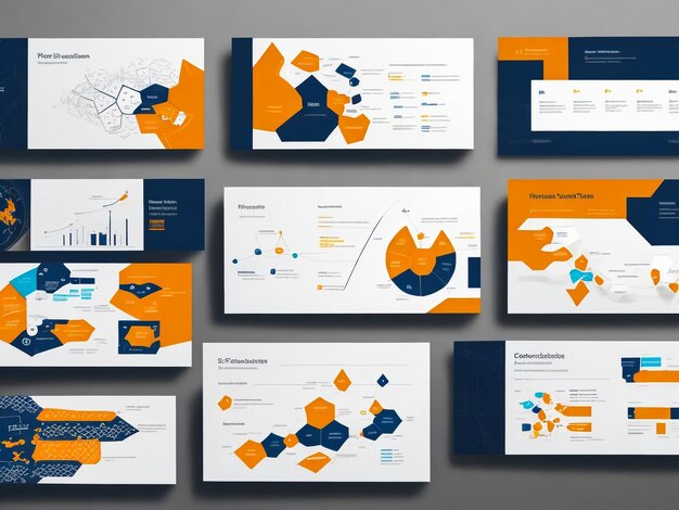 Premium Photo | Business Presentation Brochure Guide Design or Pitch ... Premium Photo | Business Presentation Brochure Guide Design or Pitch ...