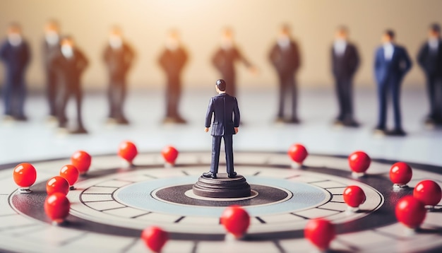 Premium AI Image | business strategy success target goals Premium AI Image | business strategy success target goals