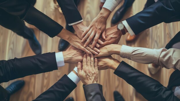 Business team aligning on core values in a meeting | Premium AI ... Business team aligning on core values in a meeting | Premium AI ...
