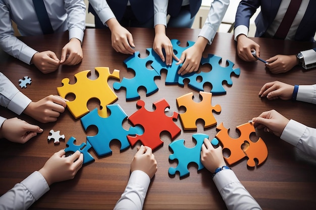 Premium Photo | Business teamwork generated Ai Premium Photo | Business teamwork generated Ai