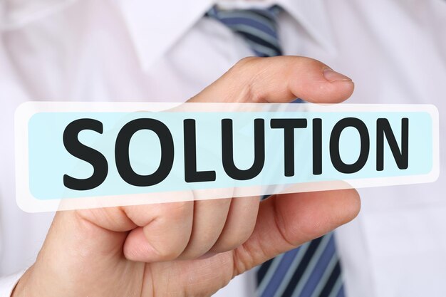 Premium Photo | Businessman business concept with solution for problem ... Premium Photo | Businessman business concept with solution for problem ...