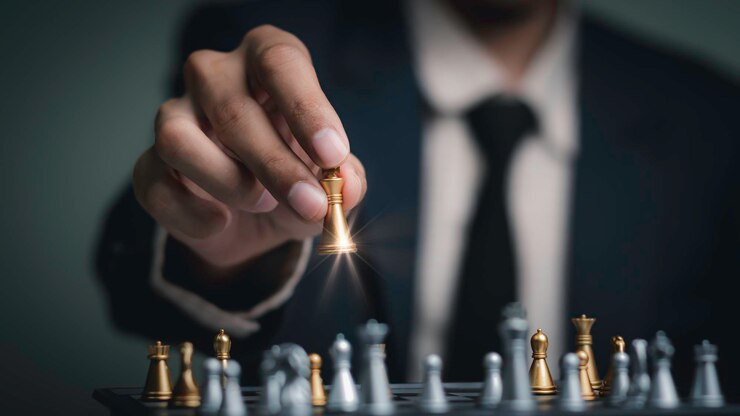 Premium Photo | Businessman playing chess think problem solving ... Premium Photo | Businessman playing chess think problem solving ...