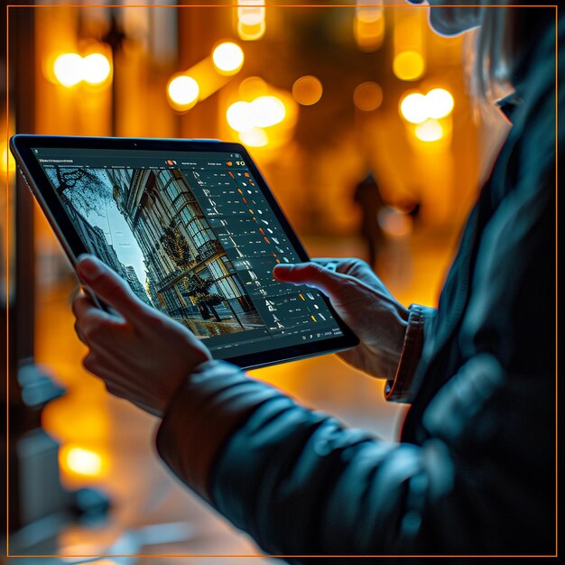 Businessman using tablet | Premium AI-generated image Businessman using tablet | Premium AI-generated image