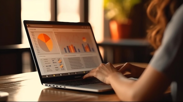 Premium Photo | Businesswoman analyzing financial data for growth Premium Photo | Businesswoman analyzing financial data for growth
