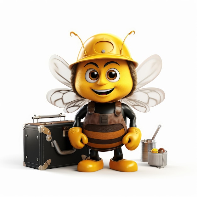 Premium AI Image | Busy Bee Construction Mastering The Art of ... Premium AI Image | Busy Bee Construction Mastering The Art of ...