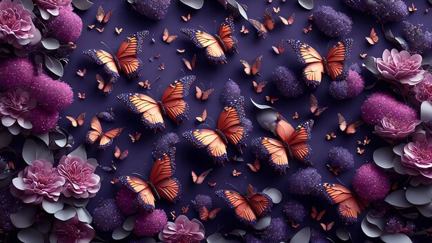 3d butterfly wallpaper store