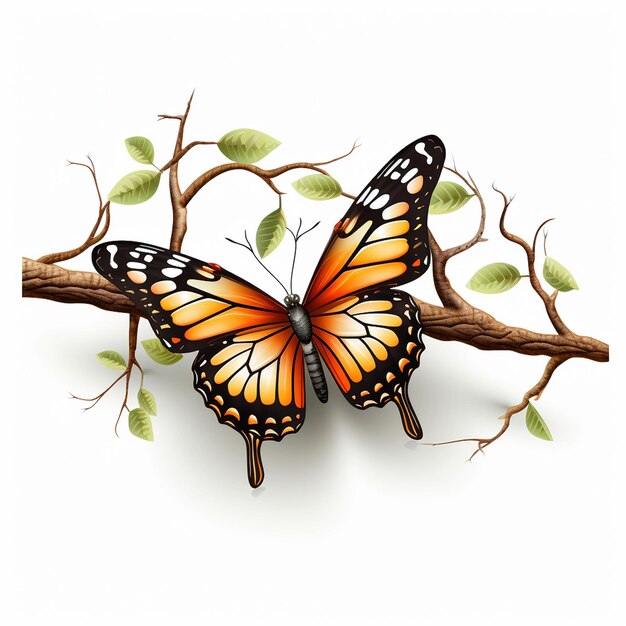 Premium AI Image | Butterfly branding a way to create a unique identity Premium AI Image | Butterfly branding a way to create a unique identity
