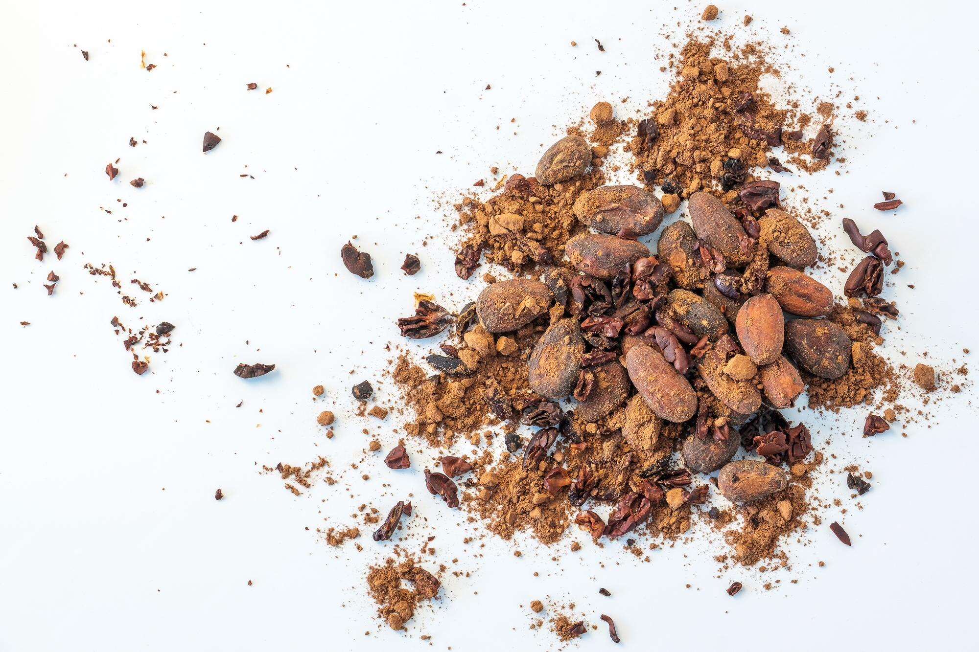 Premium Photo | Cacao beans seeds cacao nibs and cacao powder isolated ... Premium Photo | Cacao beans seeds cacao nibs and cacao powder isolated ...