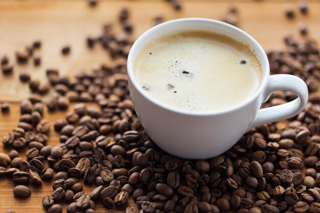 Premium Photo | Caffeine, objects and drinks concept - close up coffee ... Premium Photo | Caffeine, objects and drinks concept - close up coffee ...
