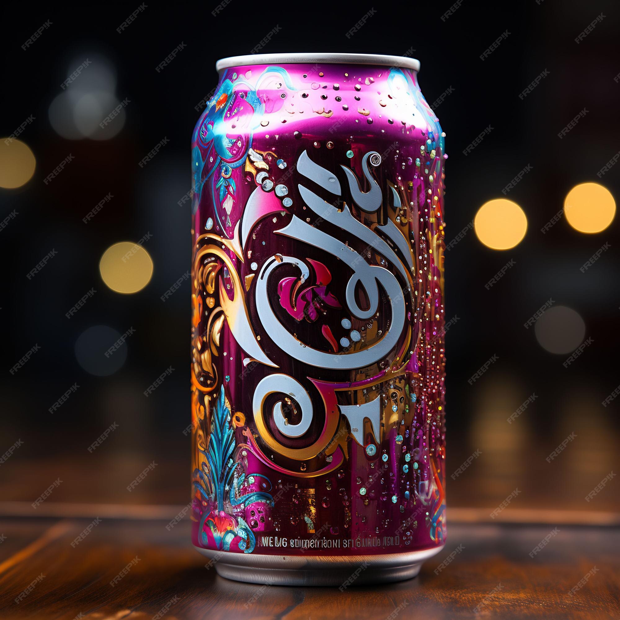 Premium Photo A Can Of Diet Coke On A Table With Colorful Glitter On It